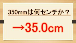 350mmは何センチでどれくらい（身近なもの）？何インチで何メートル？｜おでかけラボ
