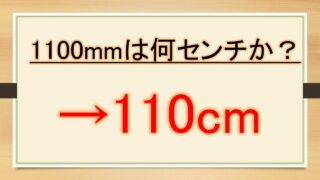 1100mmは何センチで何メートル？何インチでどれくらい（身近なもの）？｜おでかけラボ